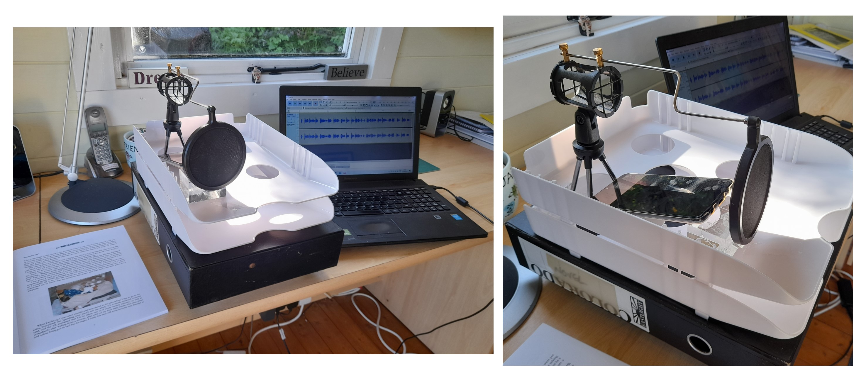 Voice matters #1: setting up to record audio books – J Merrill Forrest